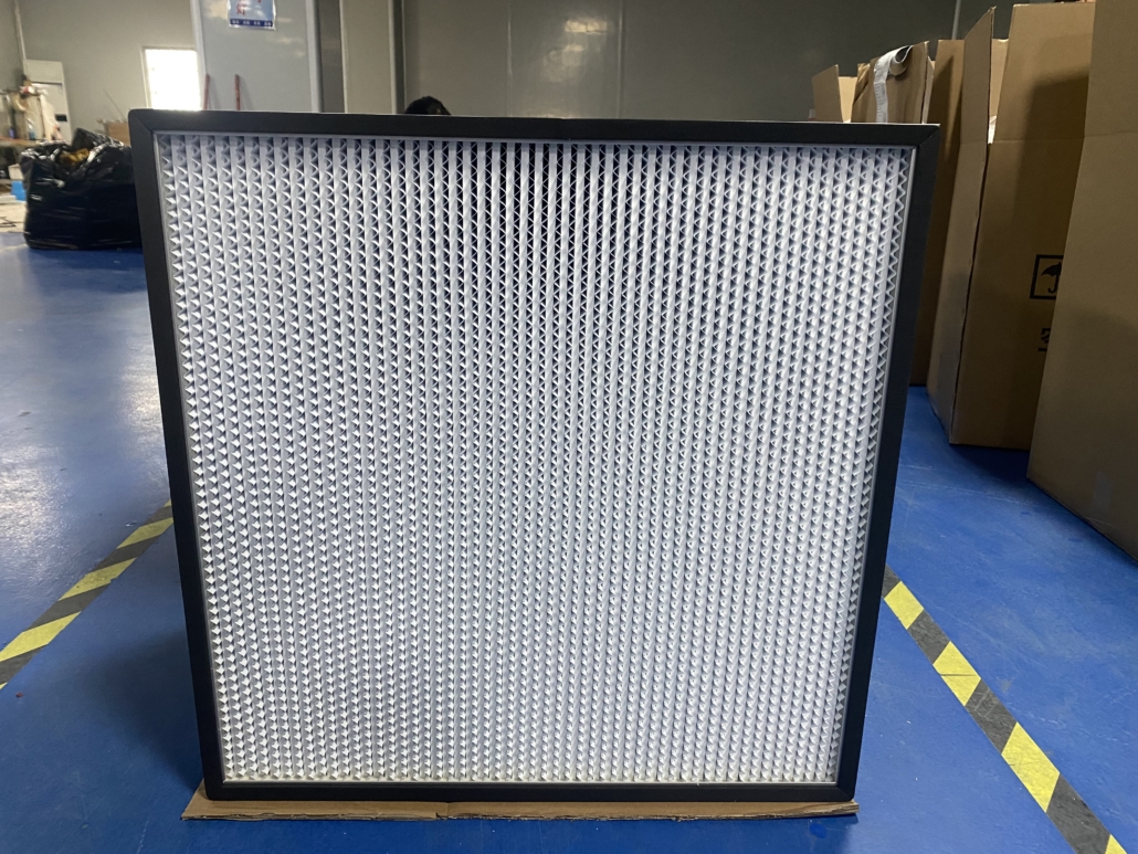 Aluminum separator HEPA filter